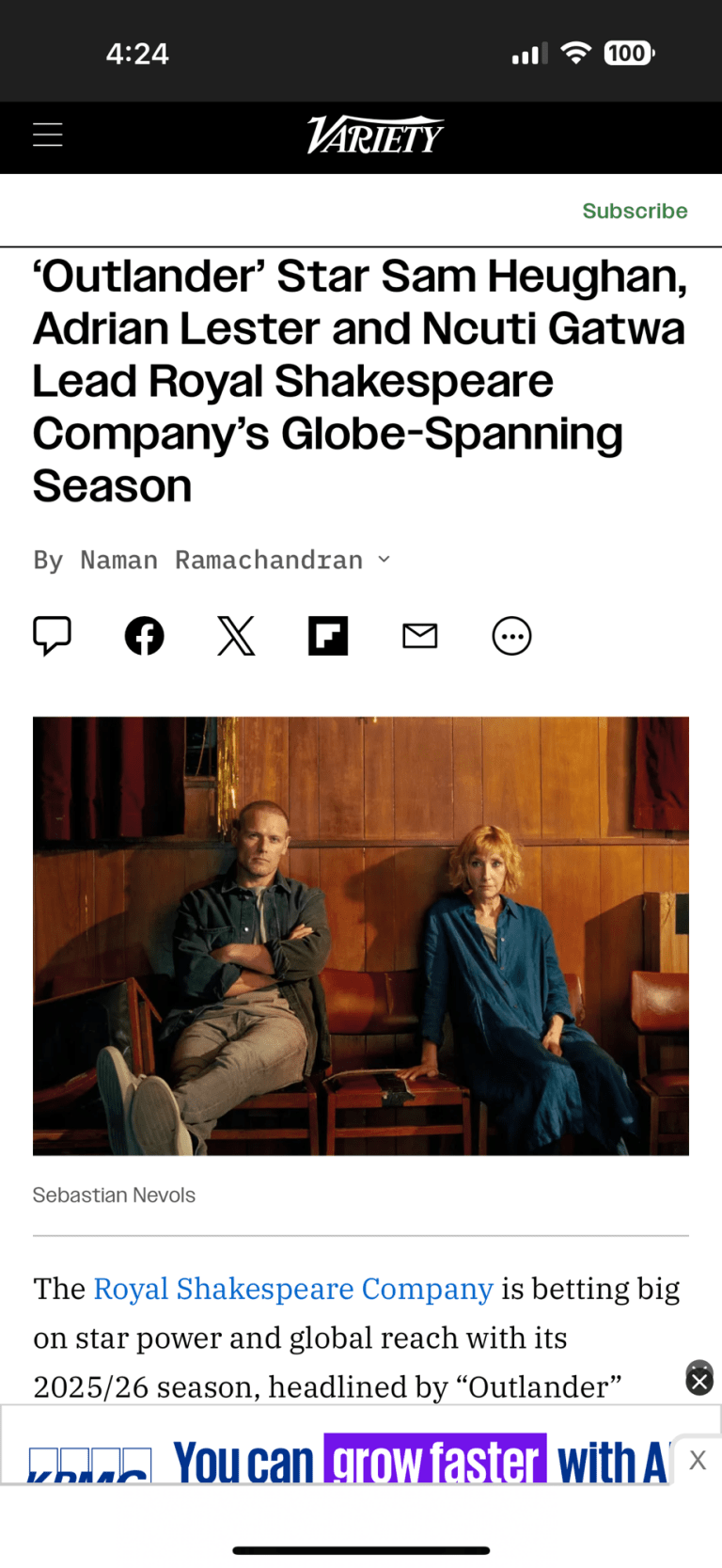 Sam Heughan’s Triumph as Macbeth: A Celebration of Hard Work and ...